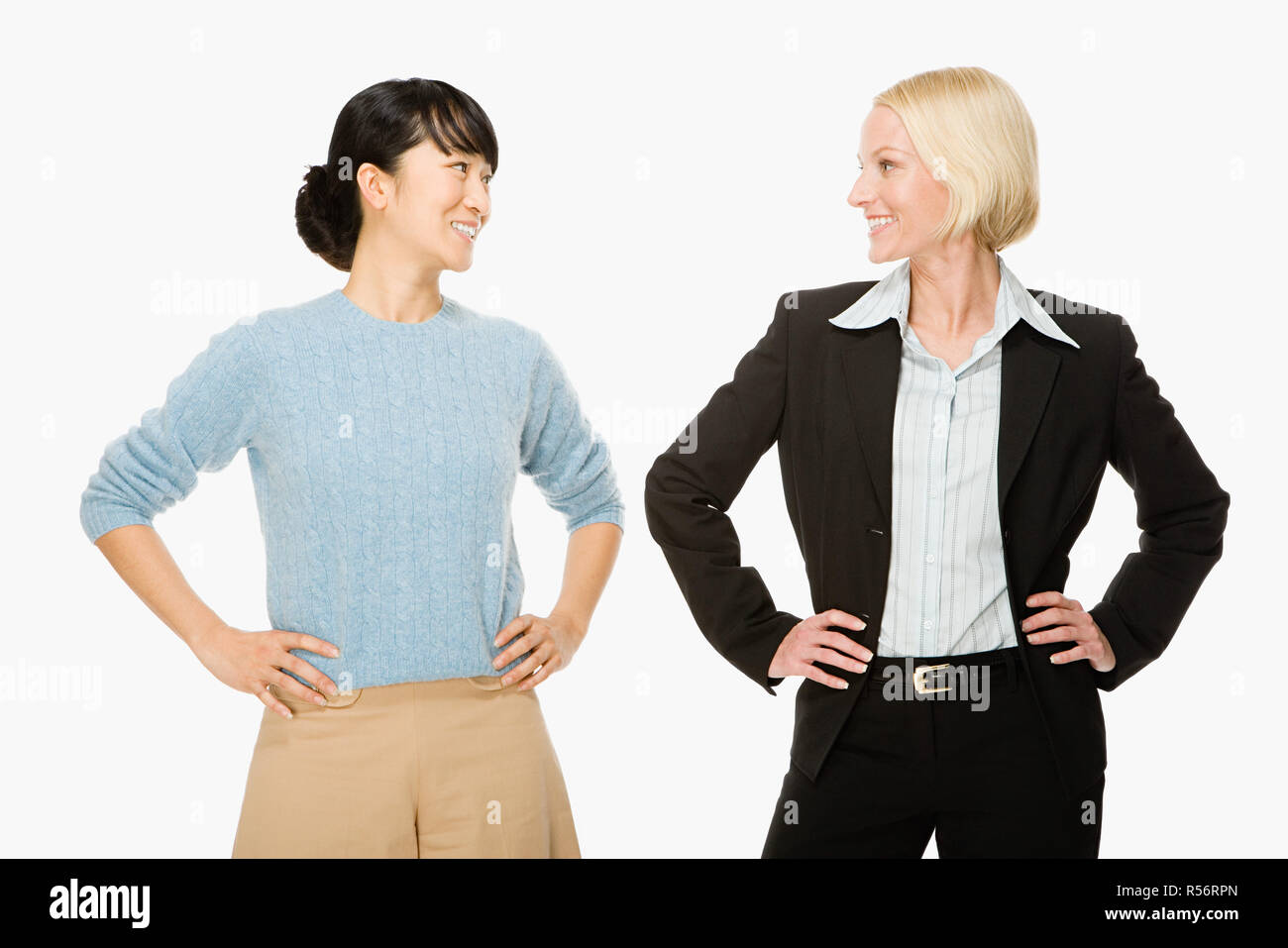 Woman Hands Hips Suit Cut Out Stock Images & Pictures - Alamy