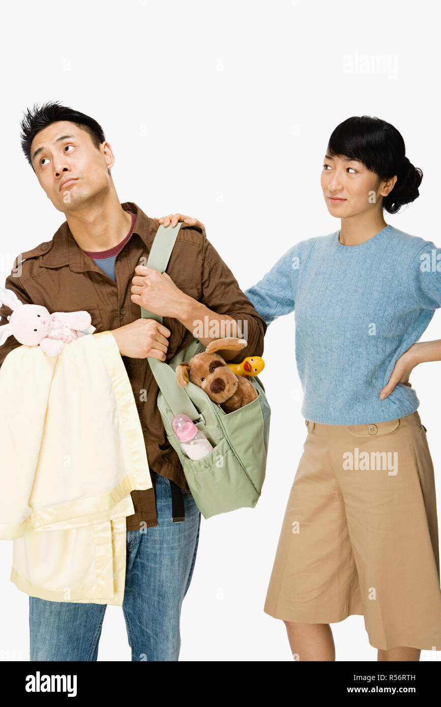 Role reversal couple hi-res stock photography and images - Alamy