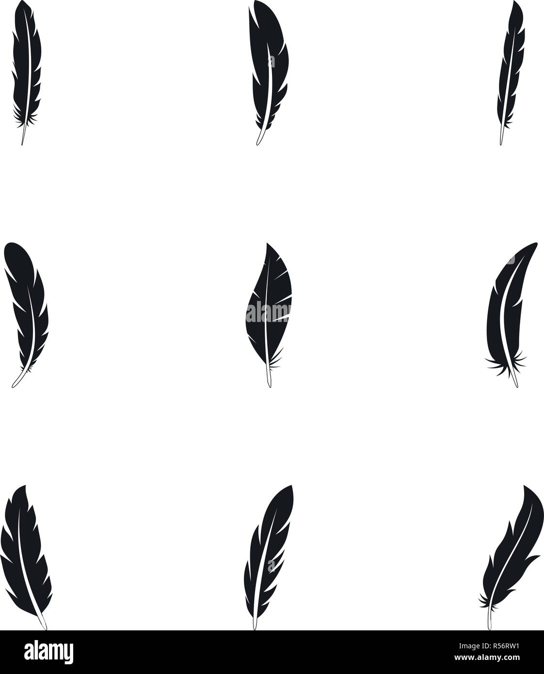 Simple Feather Vector