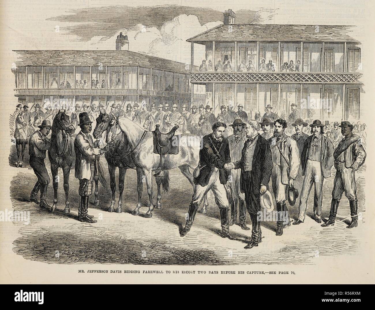 The capture of jefferson davis hi-res stock photography and images - Alamy