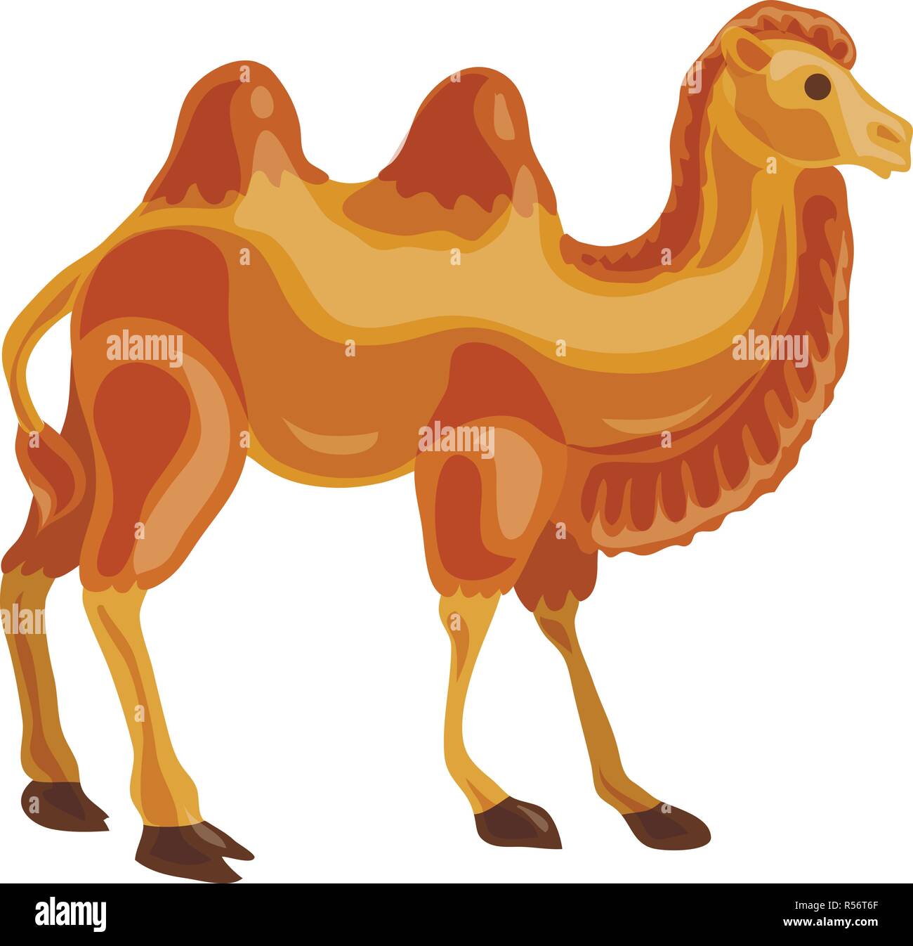 Camel icon. Cartoon of camel vector icon for web design isolated on ...