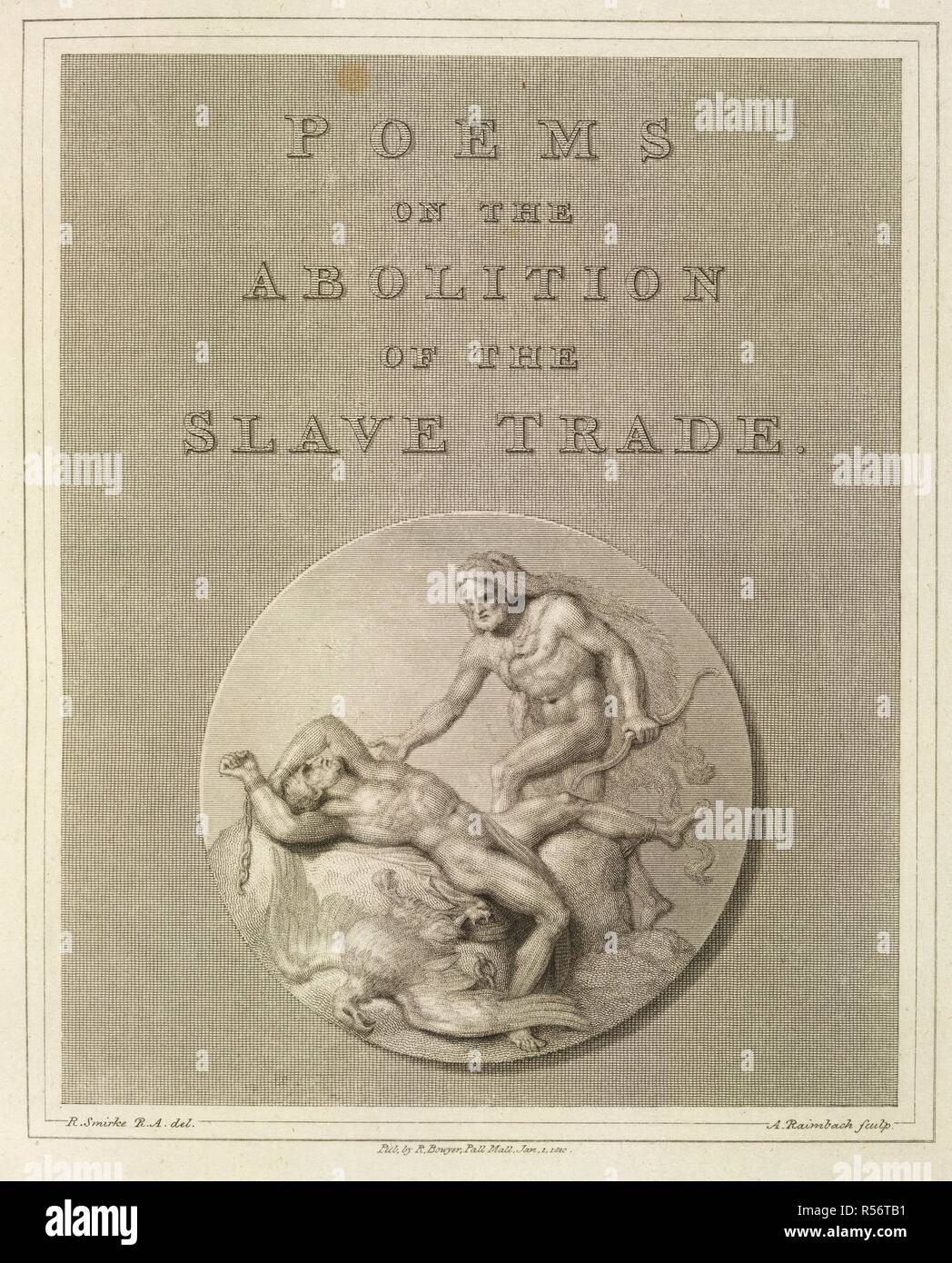 Prometheus- an illustrated frontispiece. Poems on the Abolition of the ...