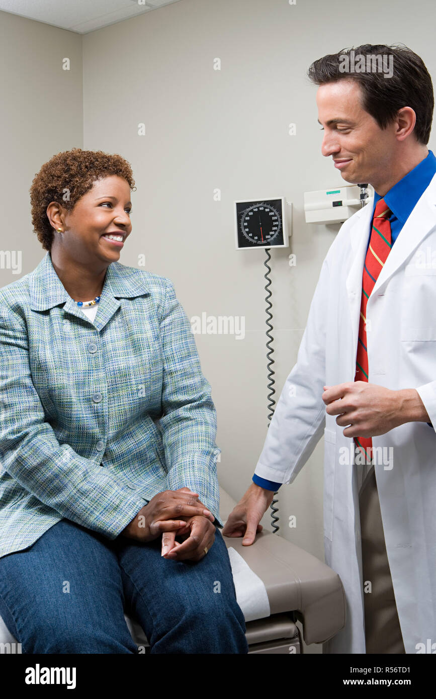 Woman with doctor Stock Photo - Alamy