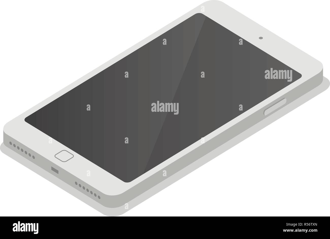 Smartphone icon set. Isometric set of smartphone vector icons for web ...