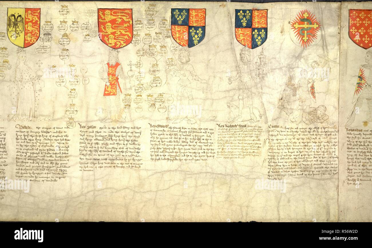 (Figures from left to right): Fig.14 : Maud, empress of Rome, with ...