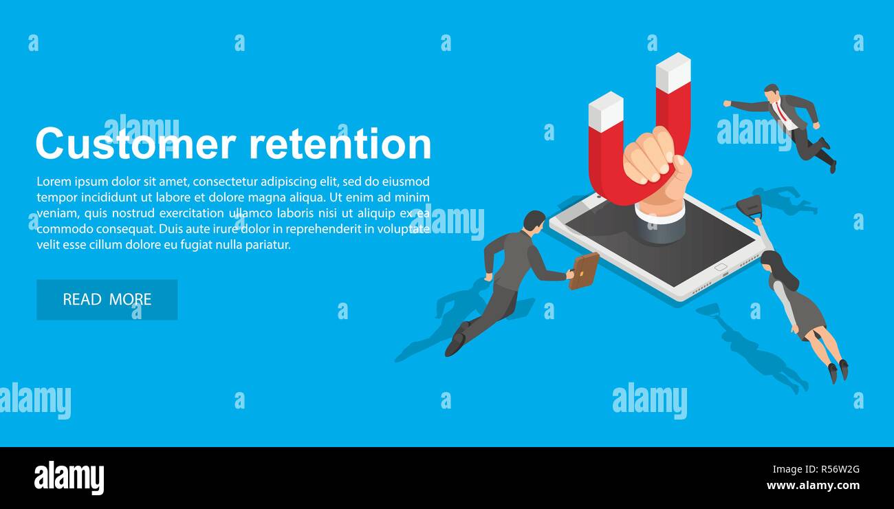 Customer care banner web Stock Vector Images - Alamy