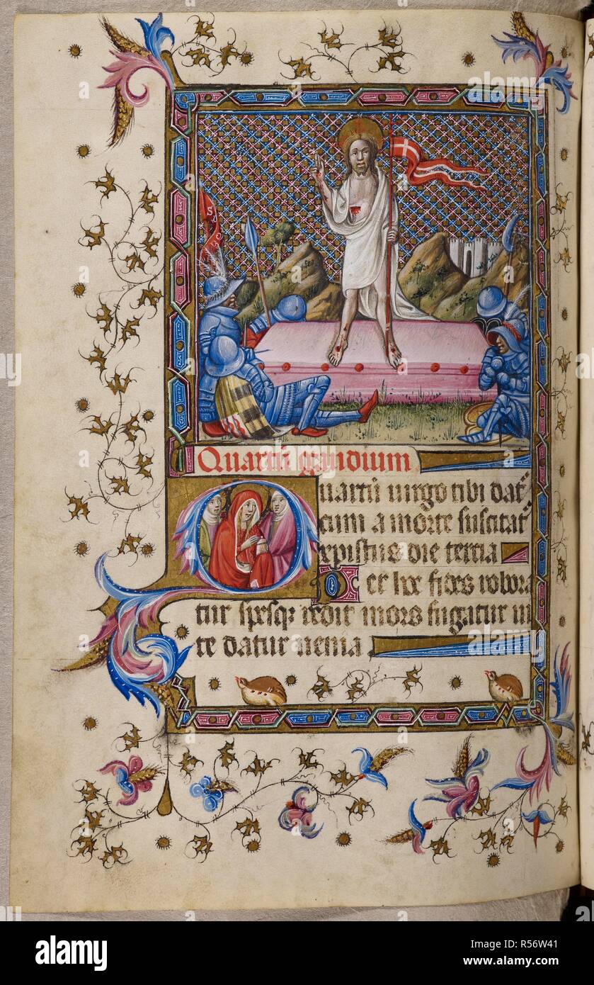 Illuminated manuscript resurrection hi-res stock photography and images ...