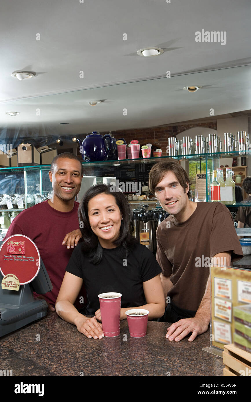 Three waiters hi-res stock photography and images - Alamy