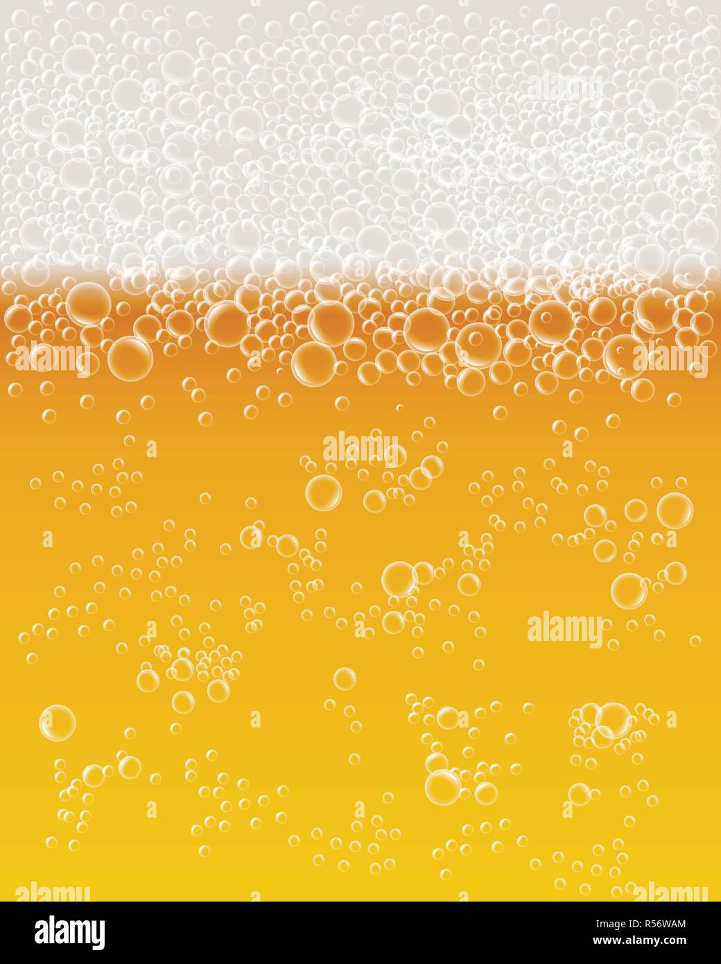 Bubble foam concept background. Realistic illustration of bubble foam ...