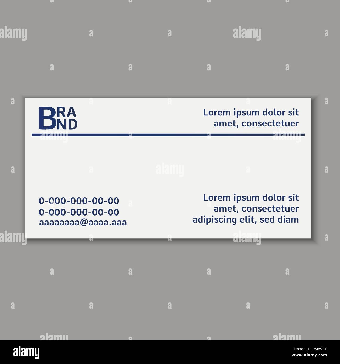 Visit card icon. Realistic illustration of visit card vector icon for ...