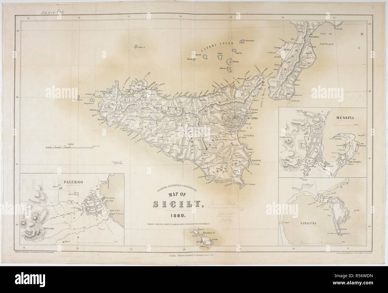 Magisto Giuseppe Brolo Sicily Italy Map