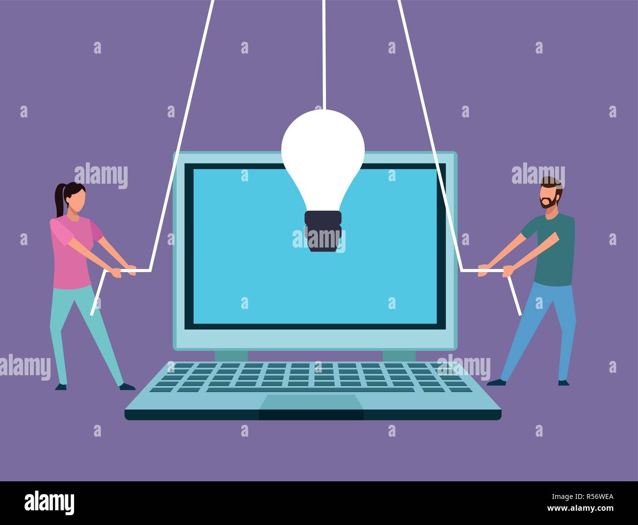 computer design teamwork Stock Vector Image & Art - Alamy