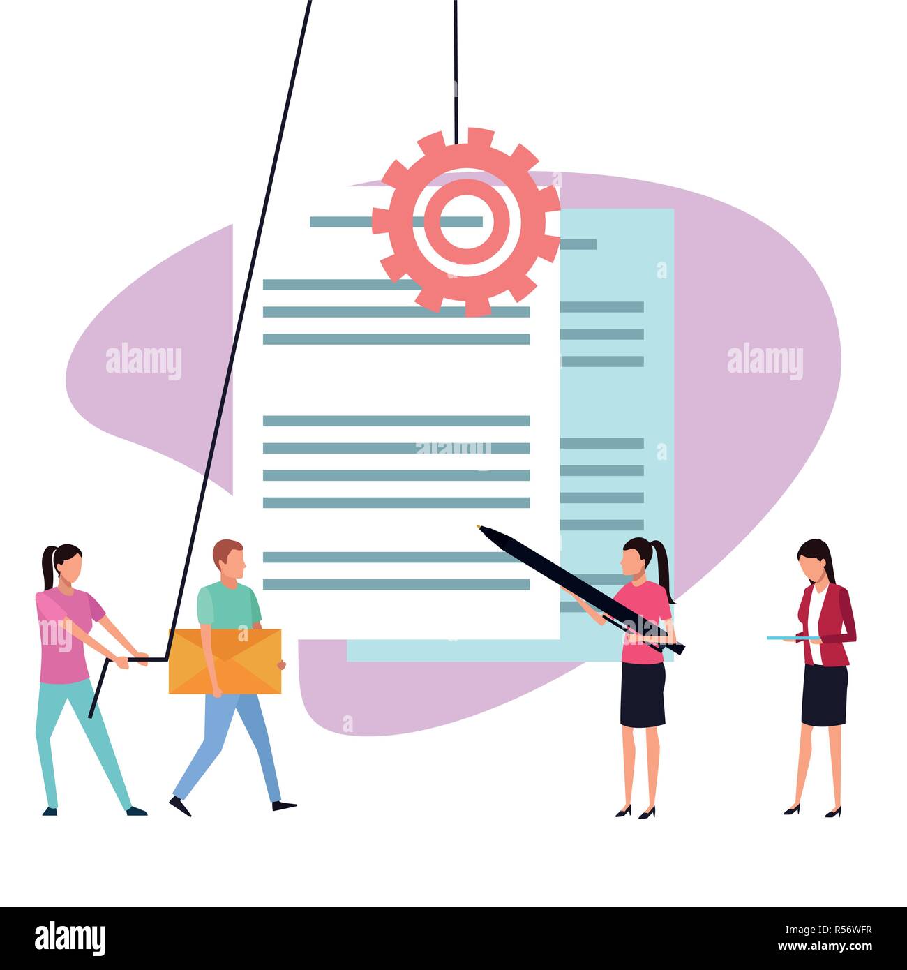 teamwork data research Stock Vector Image & Art - Alamy