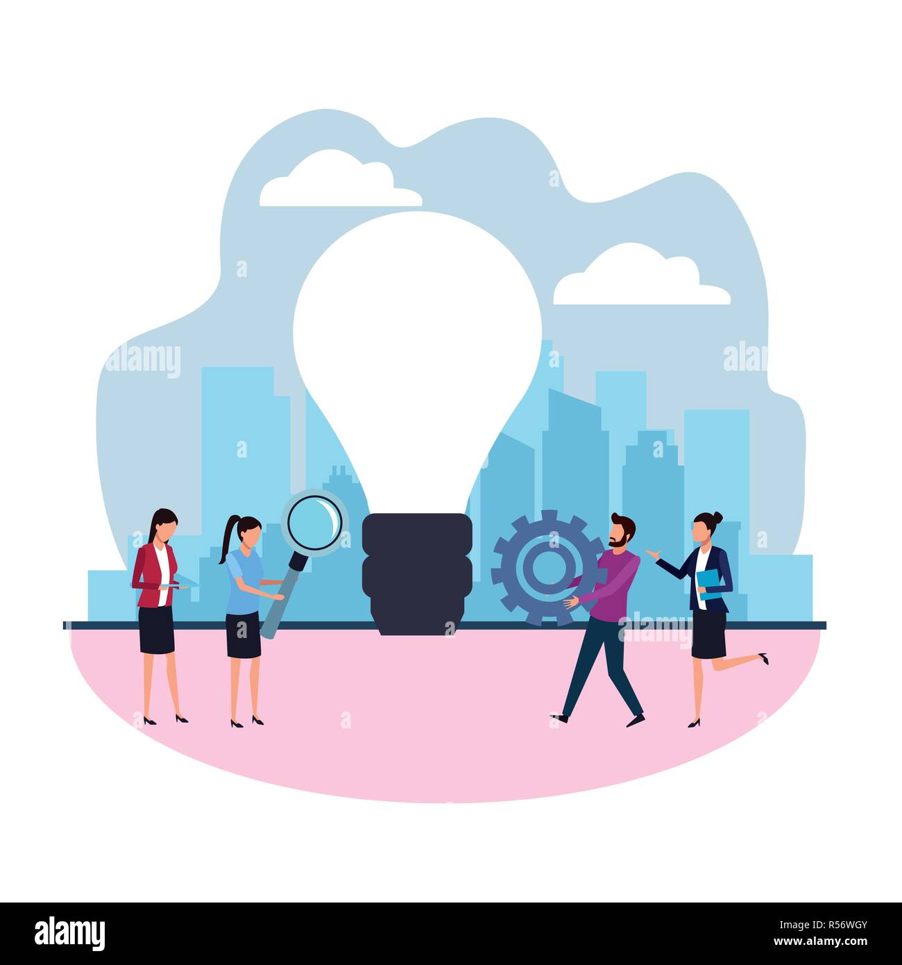 Designer teamwork brainstorming planning Cut Out Stock Images ...