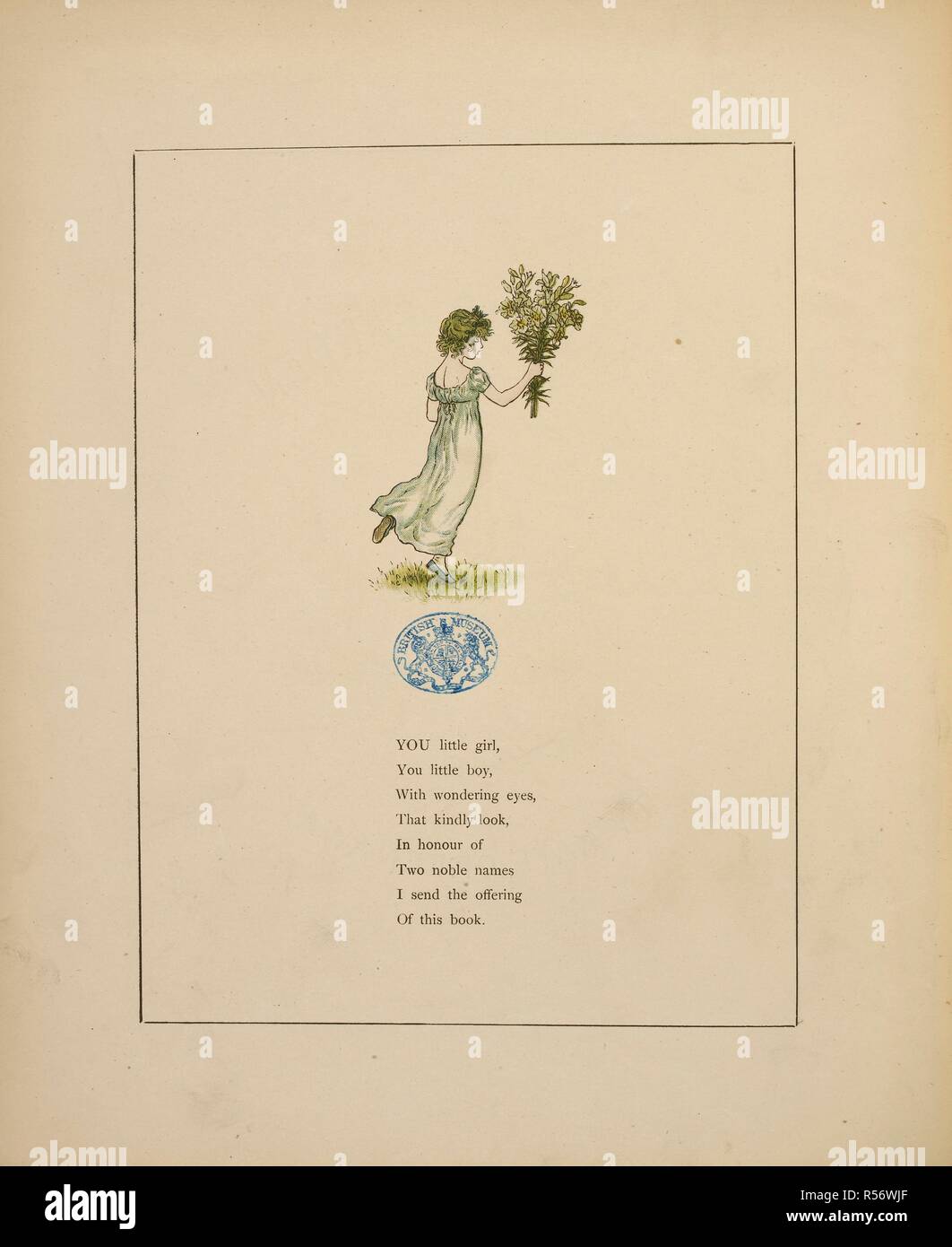 Poem about little girl and boy. From a collection of rhymes for ...