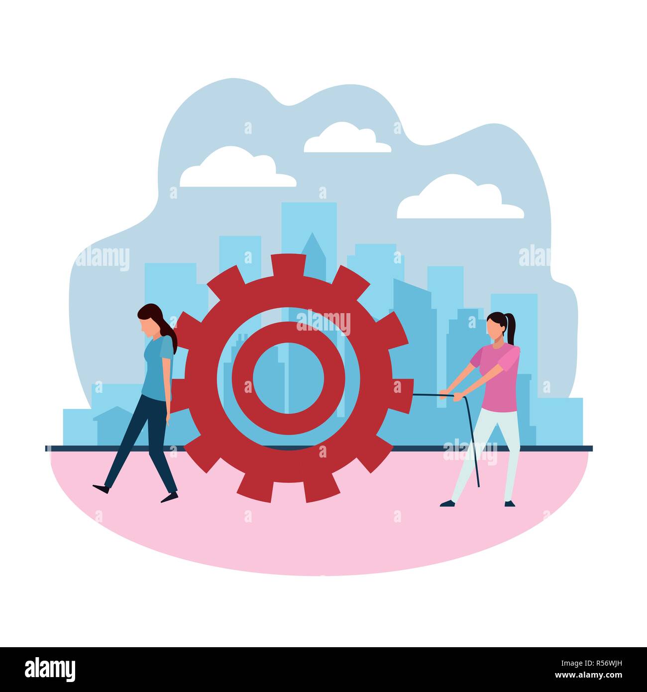 teamwork creative design Stock Vector Image & Art - Alamy