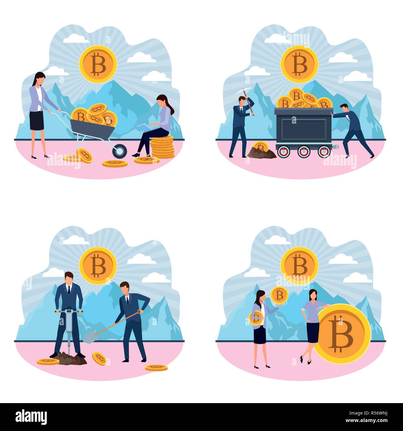 E women network Stock Vector Images - Alamy