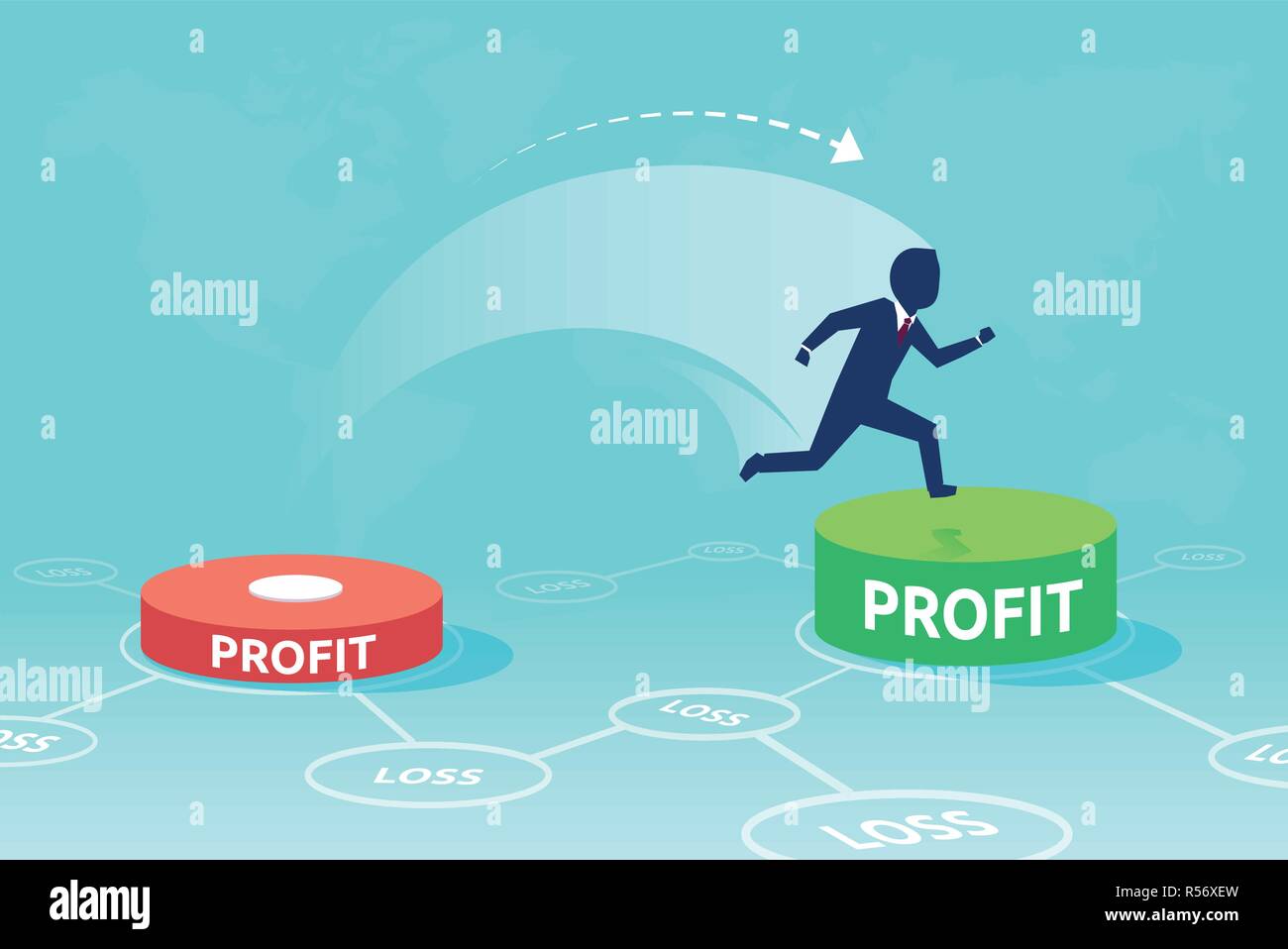 Profit cartoon hi-res stock photography and images - Alamy
