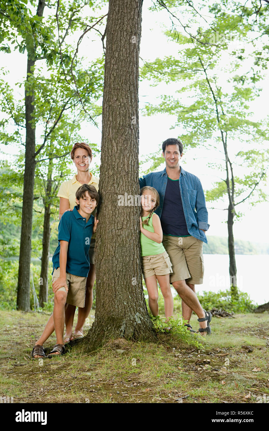 Girl leaning tree caucasian ethnicity hi-res stock photography and ...