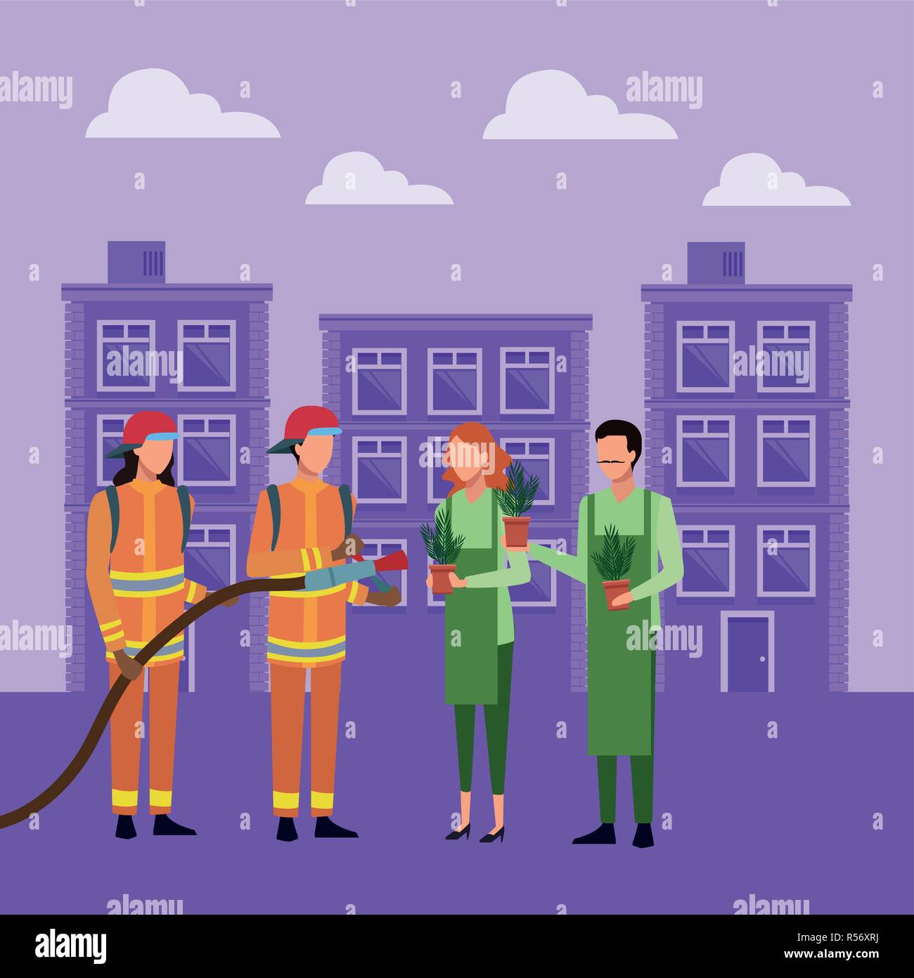 People job and occupation Stock Vector Image & Art - Alamy