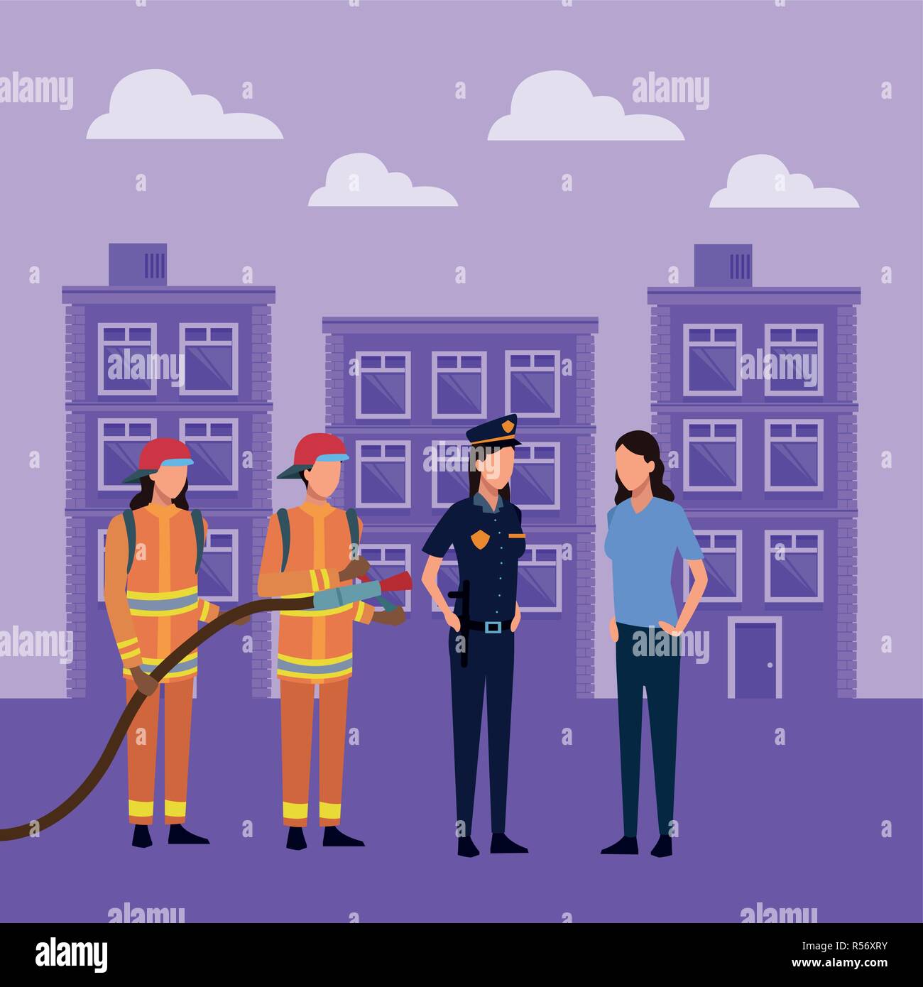 People job and occupation Stock Vector Image & Art - Alamy