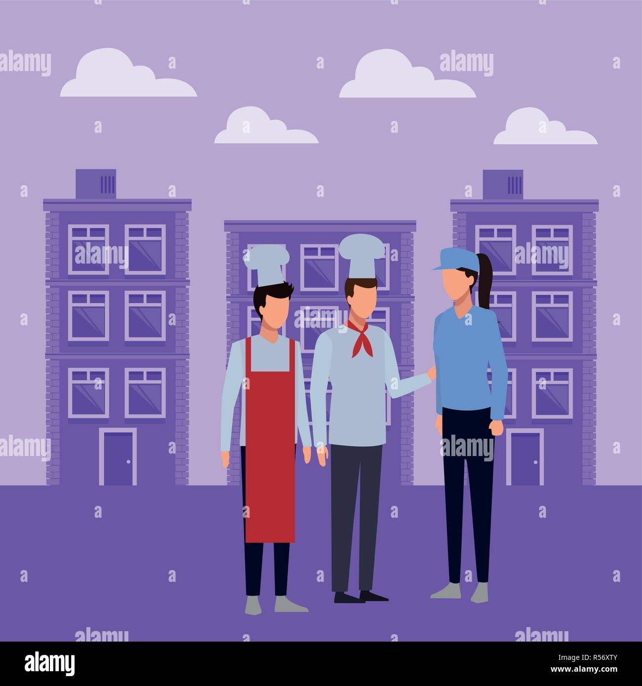 People job and occupation Stock Vector Image & Art - Alamy