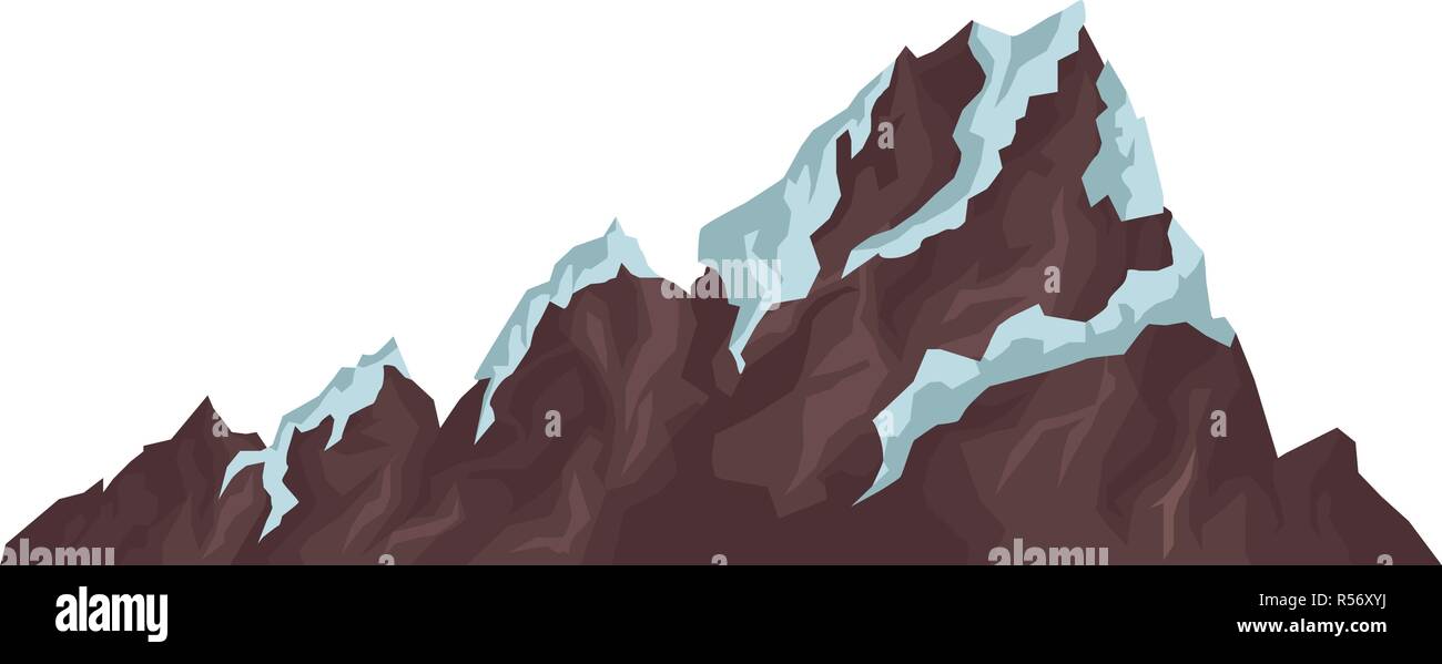 Beautiful view snow land Stock Vector Images - Alamy