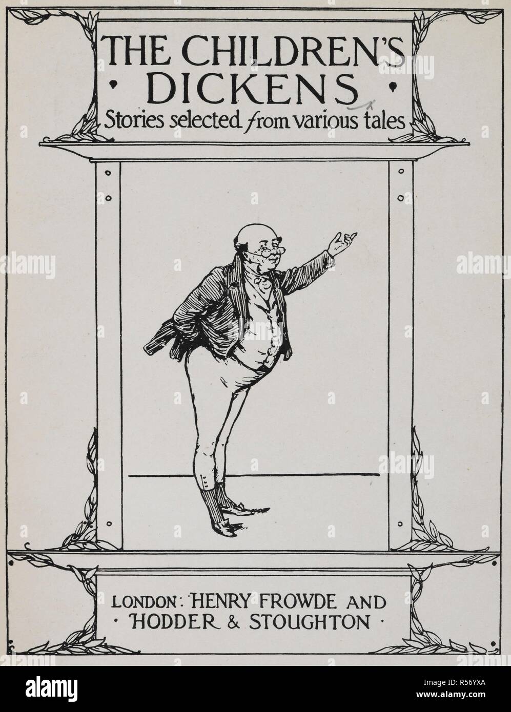 Illustration showing Mr Pickwick. The Children's Dickens. Stories ...