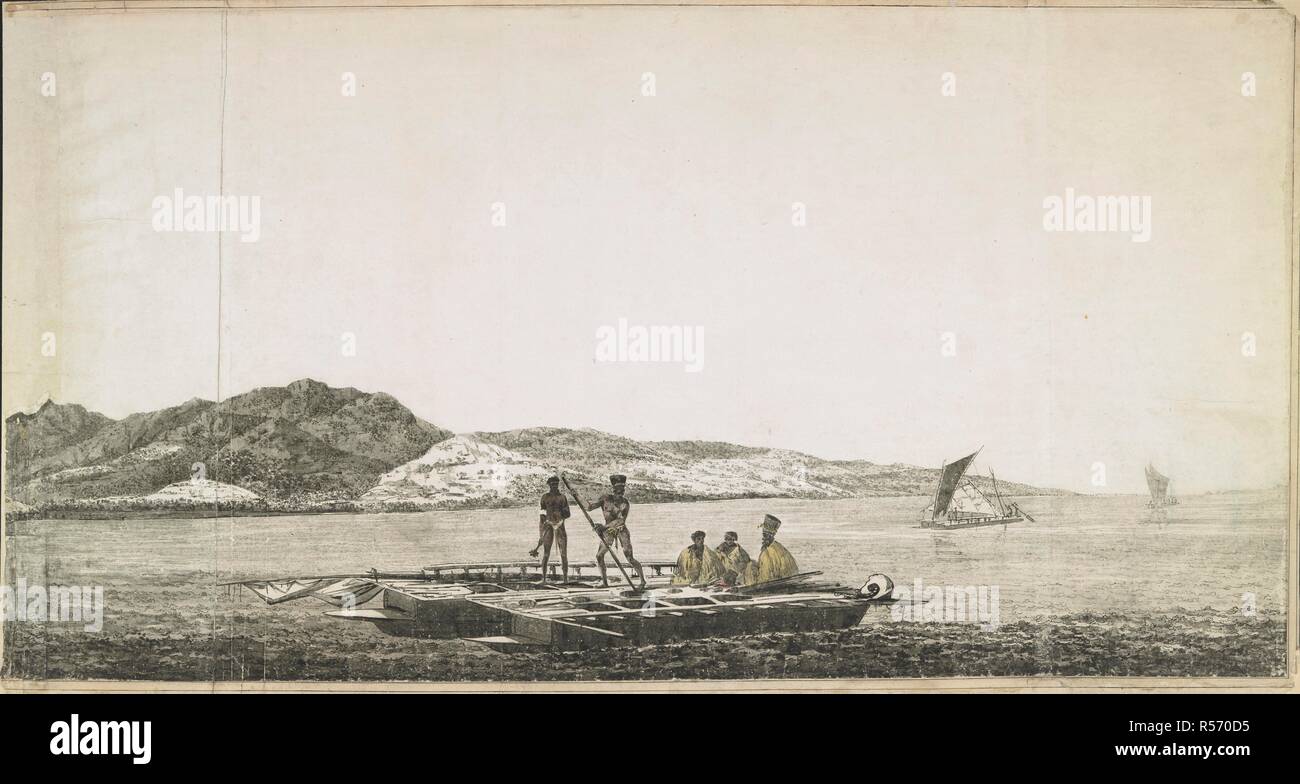 'New Caledonia.' A drawing made during the second voyage of Capt. Cook ...