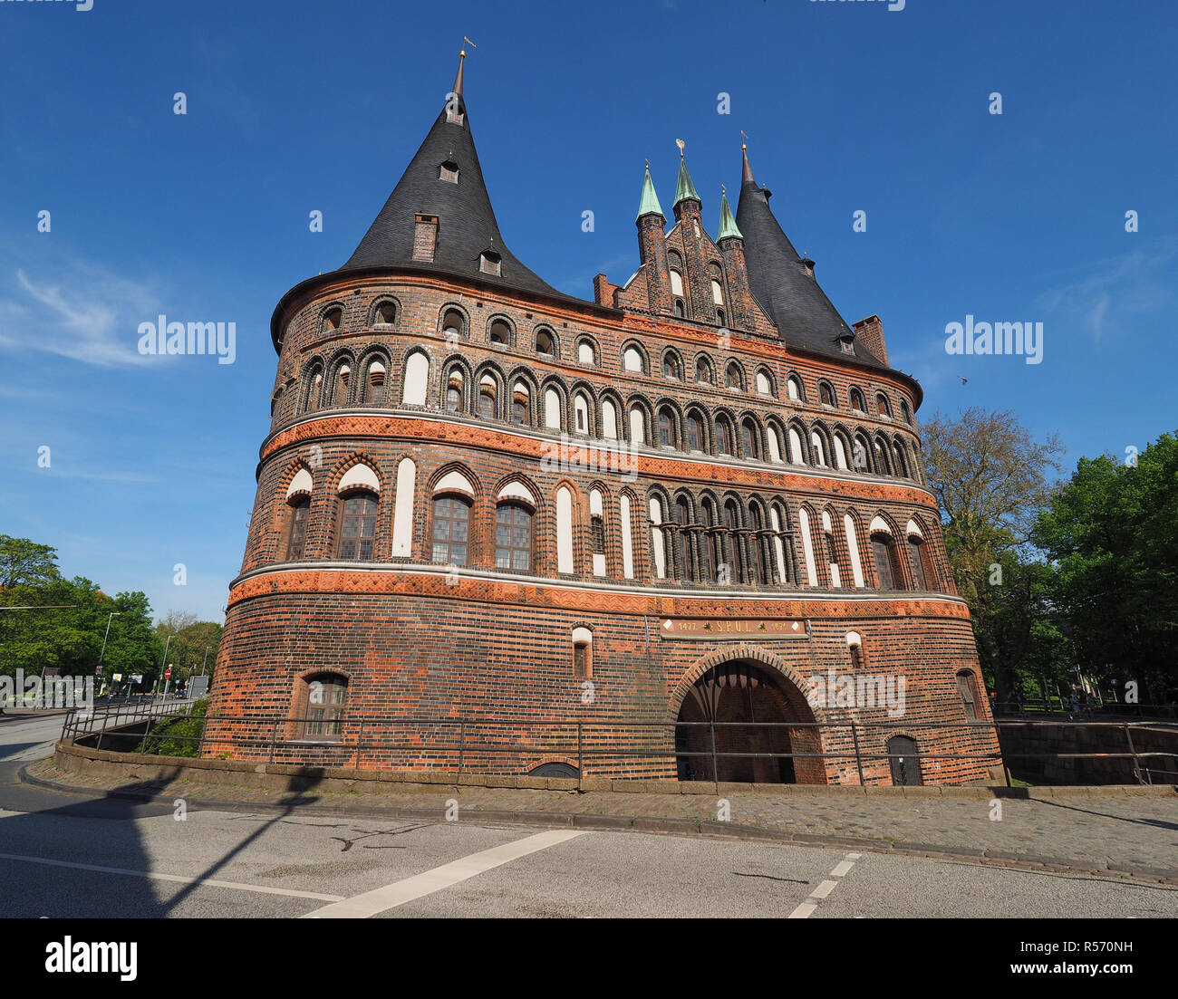 Holstentor (Holsten Gate) in Luebeck Stock Photo - Alamy