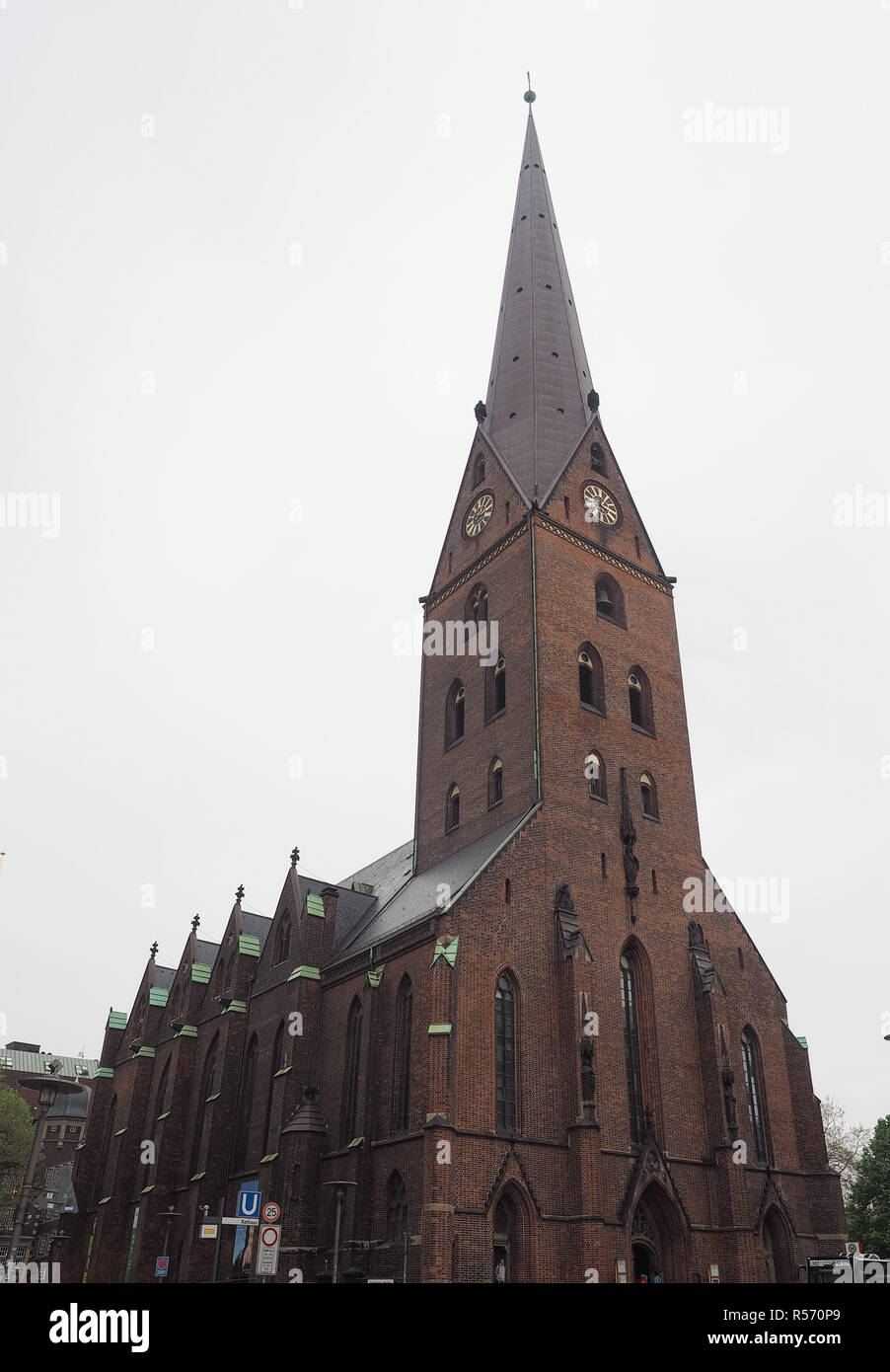 St Petri Church in Hamburg Stock Photo - Alamy