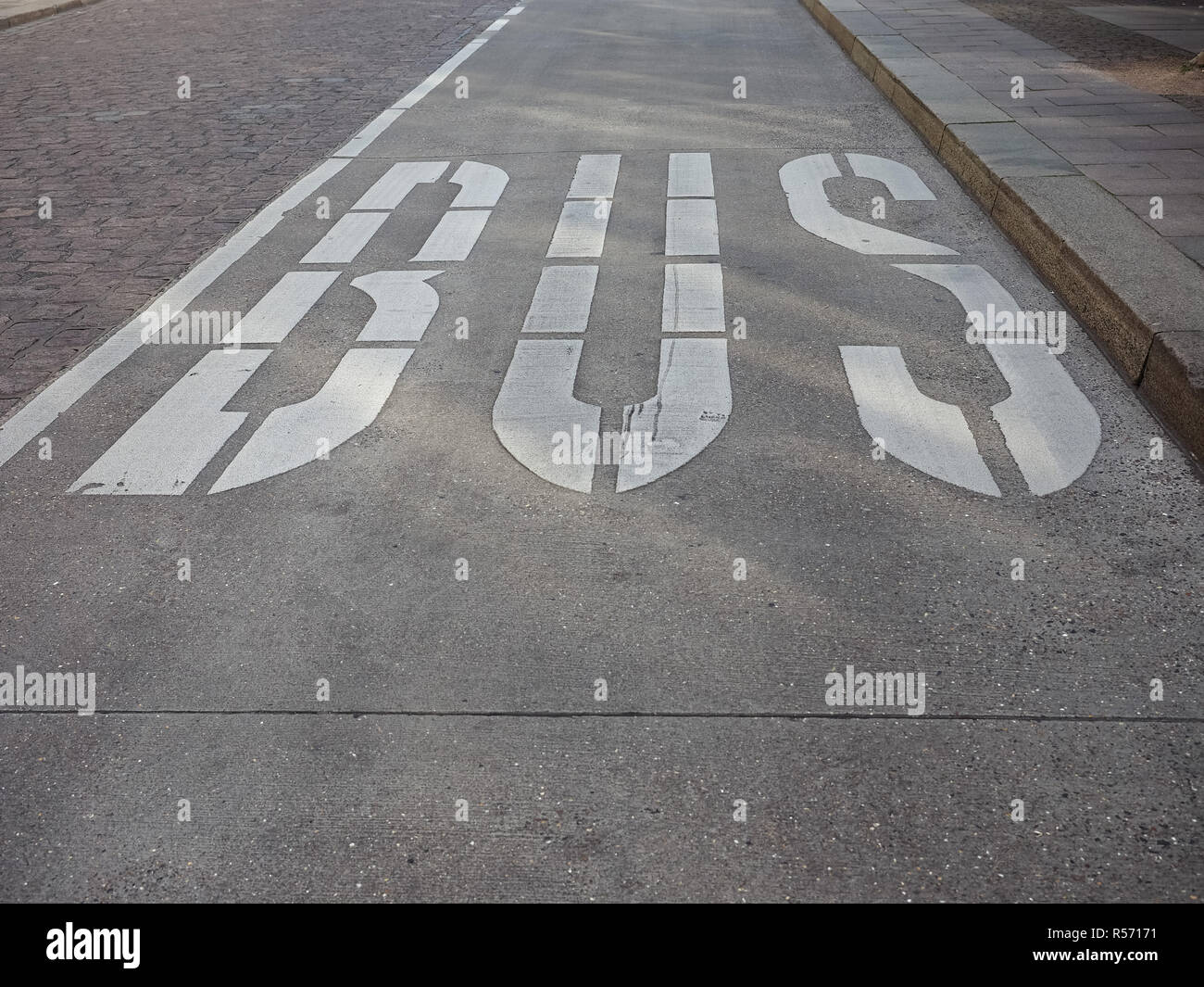 bus stop sign Stock Photo - Alamy