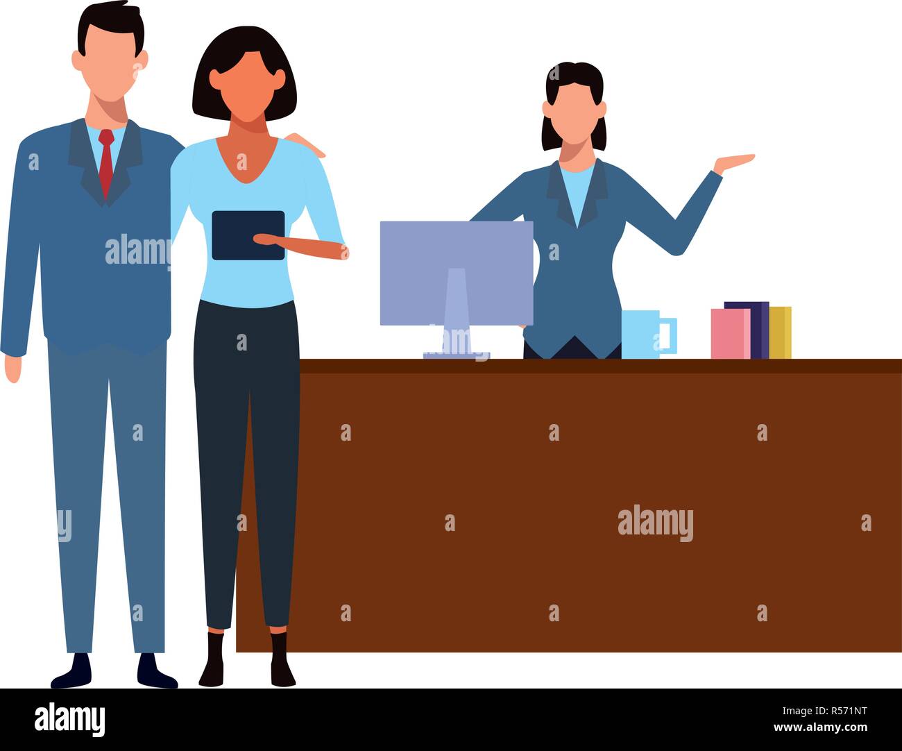 People shopping cartoon Stock Vector Image & Art - Alamy