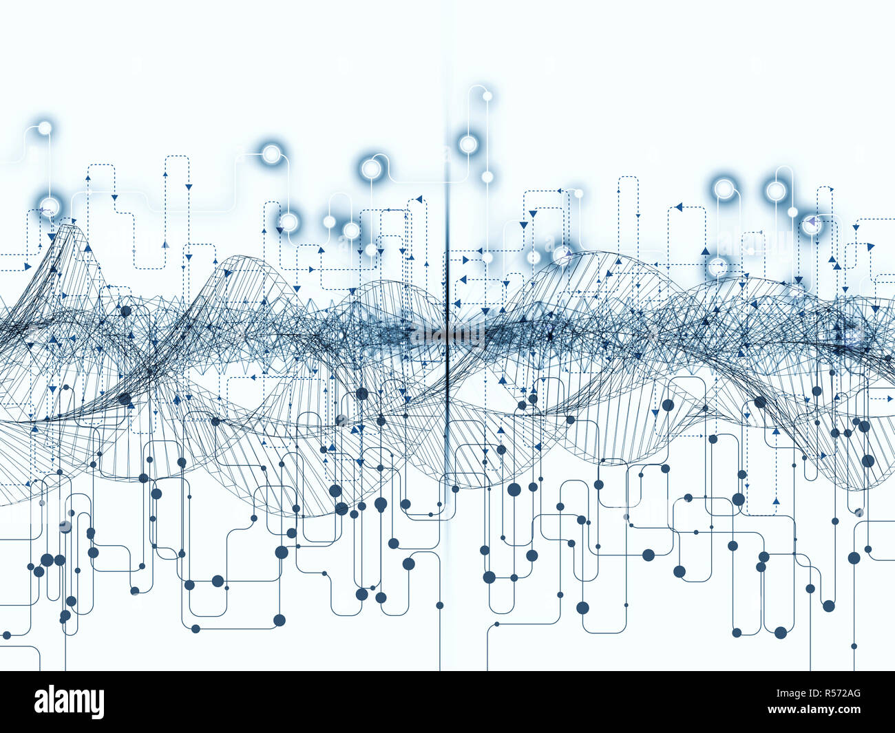 Vision of Data Transfers Stock Photo - Alamy