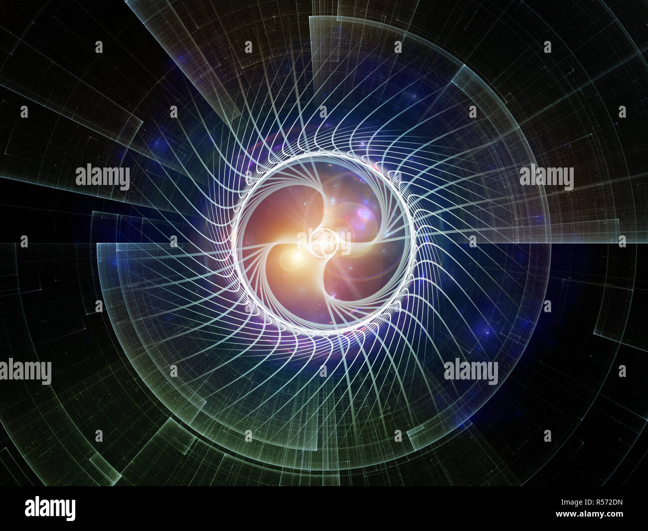 Glow of Space Emitter Stock Photo - Alamy