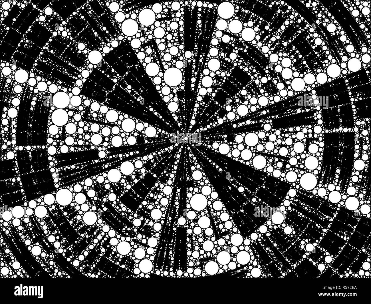 Radial geometry Black and White Stock Photos & Images - Alamy
