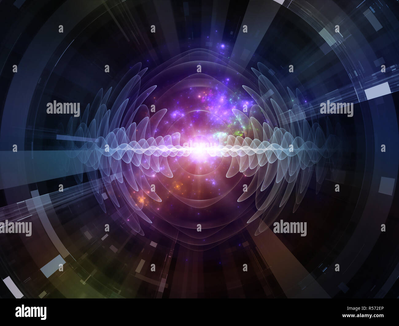 Visualization of Space Emitter Stock Photo - Alamy