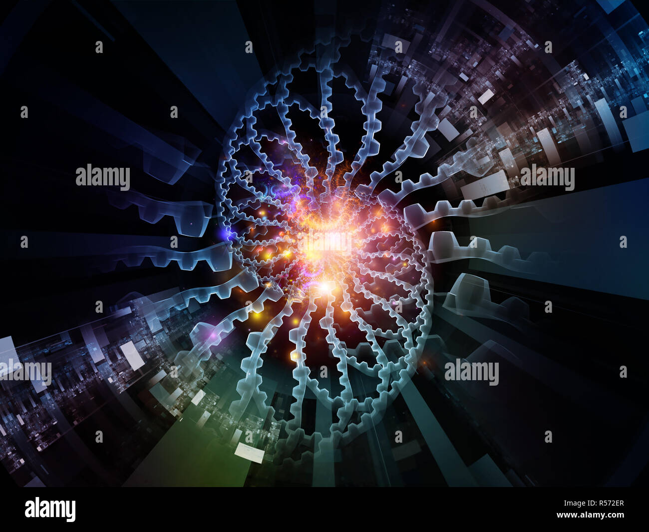 Visualization of Space Emitter Stock Photo - Alamy