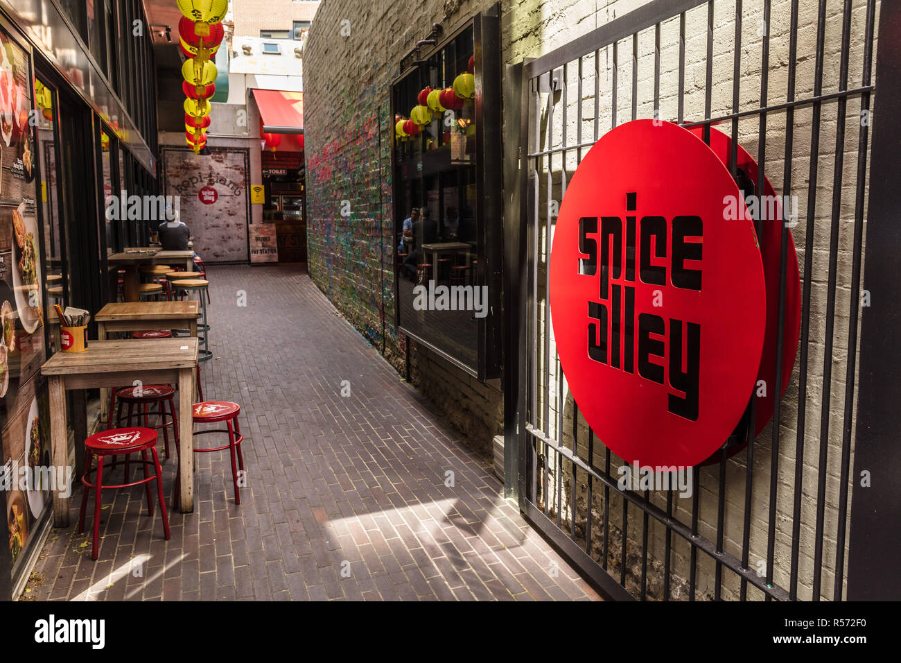 Spice Alley in Sydney Stock Photo - Alamy