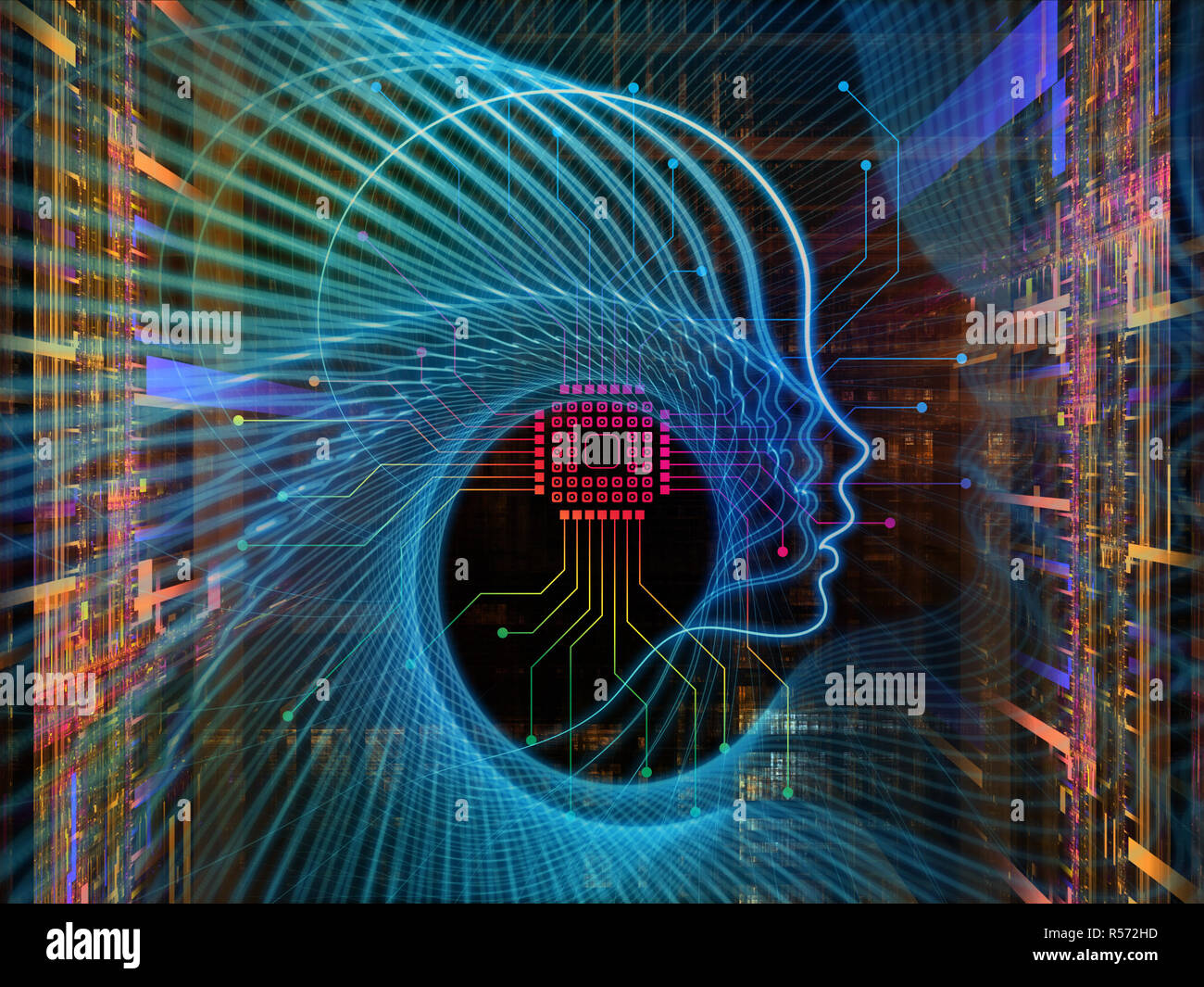 Emergence of Machine Consciousness Stock Photo - Alamy