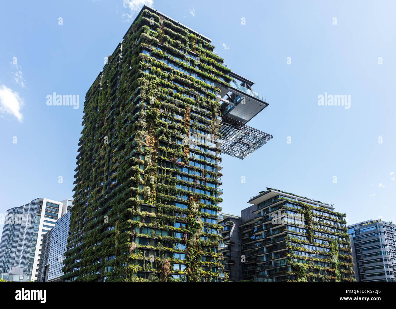 The Award-winning One Central park development in Sydney Stock Photo ...