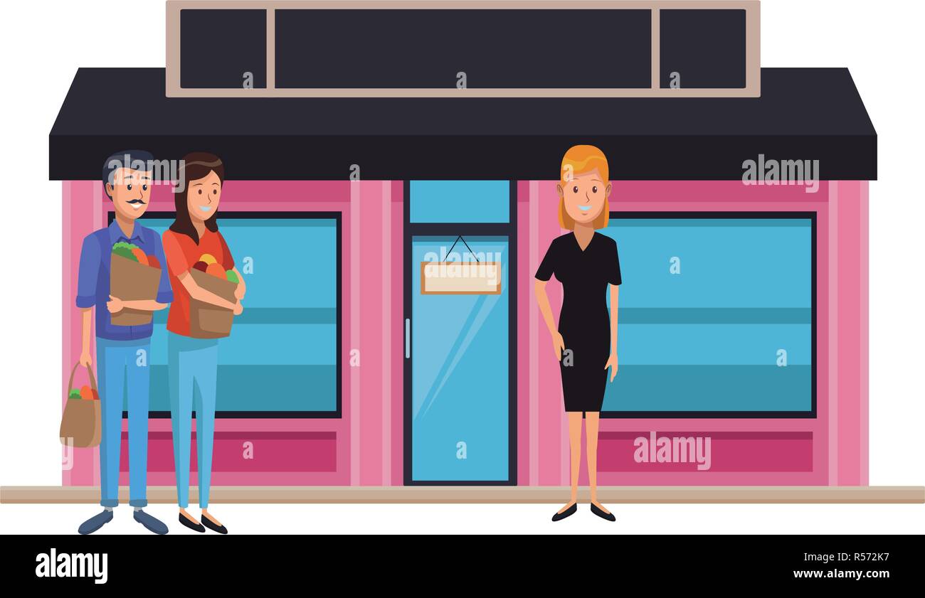 Boutique business cartoons Stock Vector Image & Art - Alamy