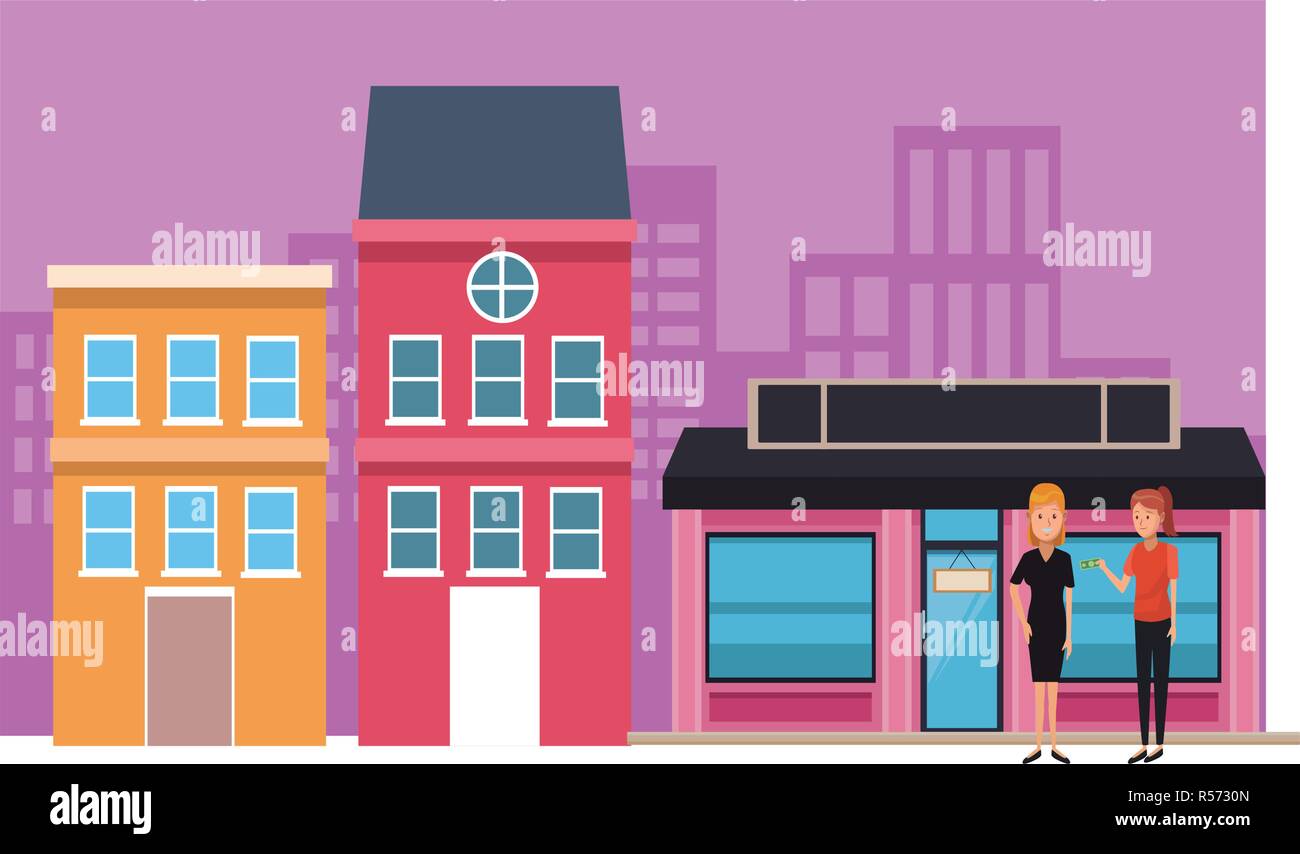 Boutique business cartoons Stock Vector Image & Art - Alamy