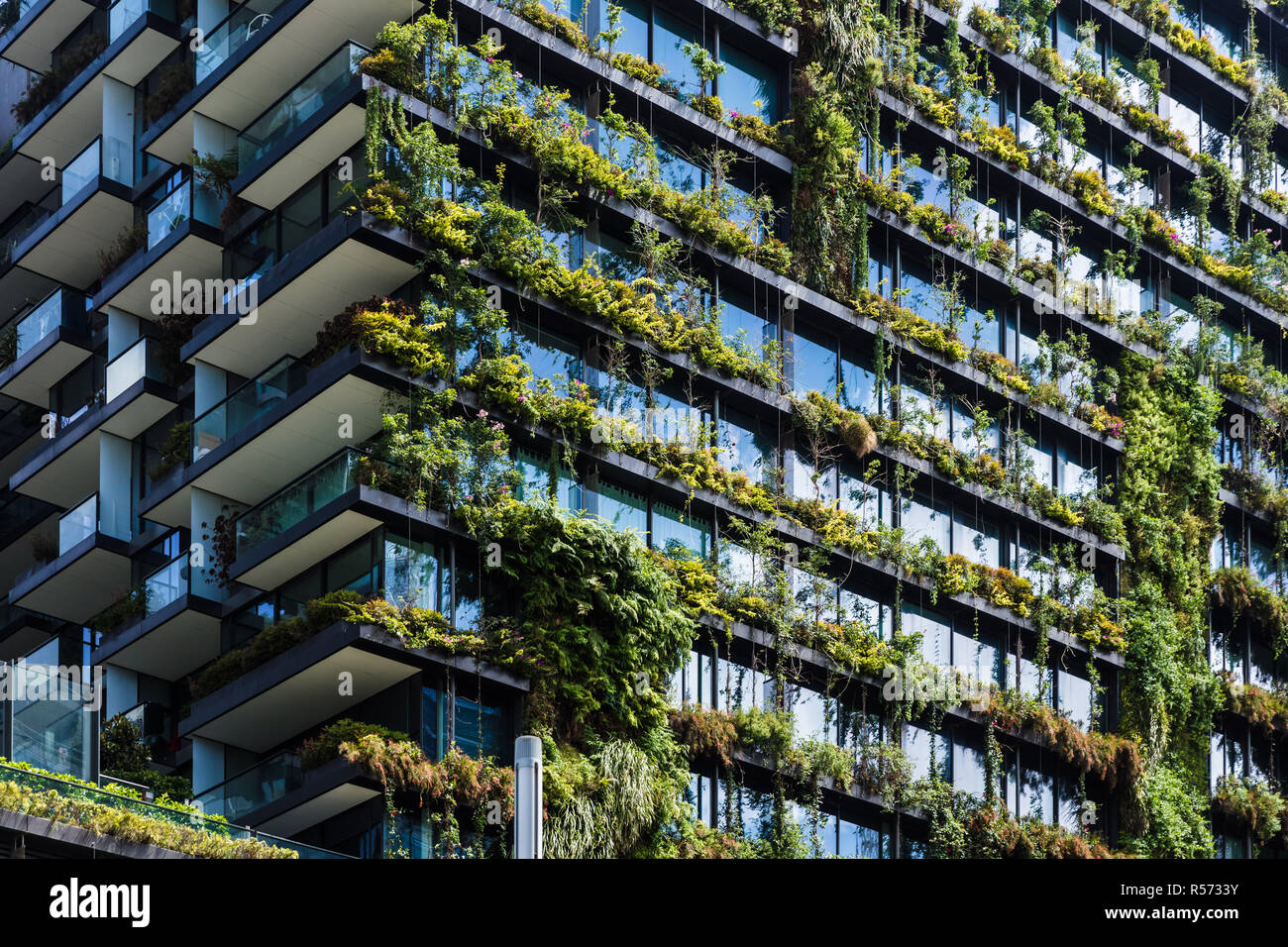 The Award-winning One Central park development in Sydney Stock Photo ...