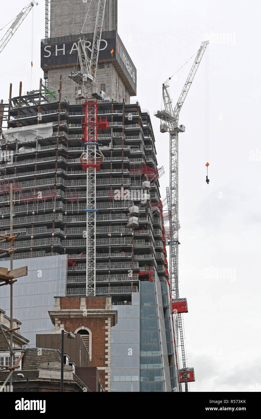 LONDON, UNITED KINGDOM - OCTOBER 15, 2010: The Shard Skyscraper ...