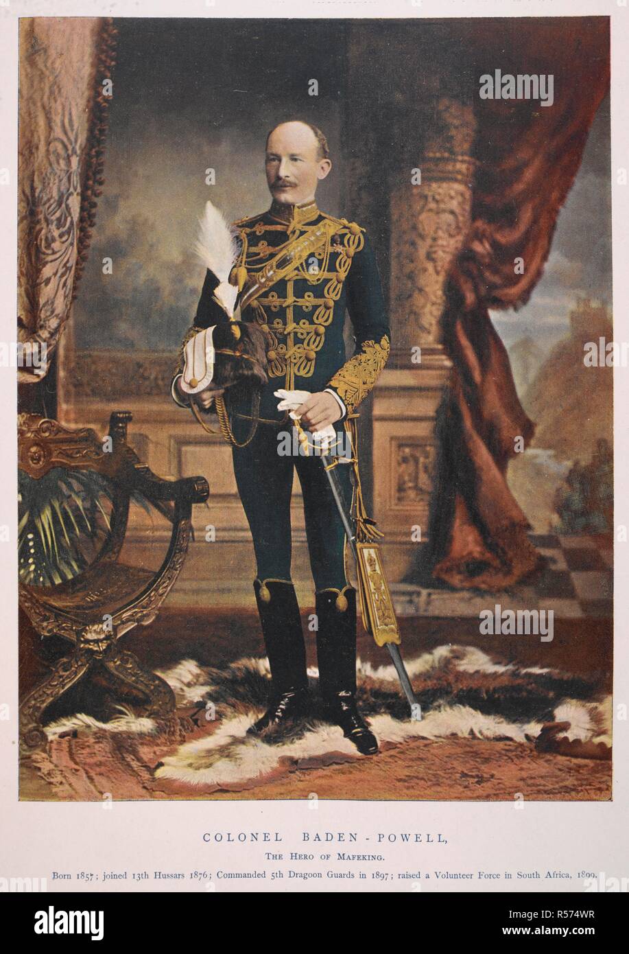 Colonel Baden Powell. The hero of Mafeking. . Illustrated Sporting and ...