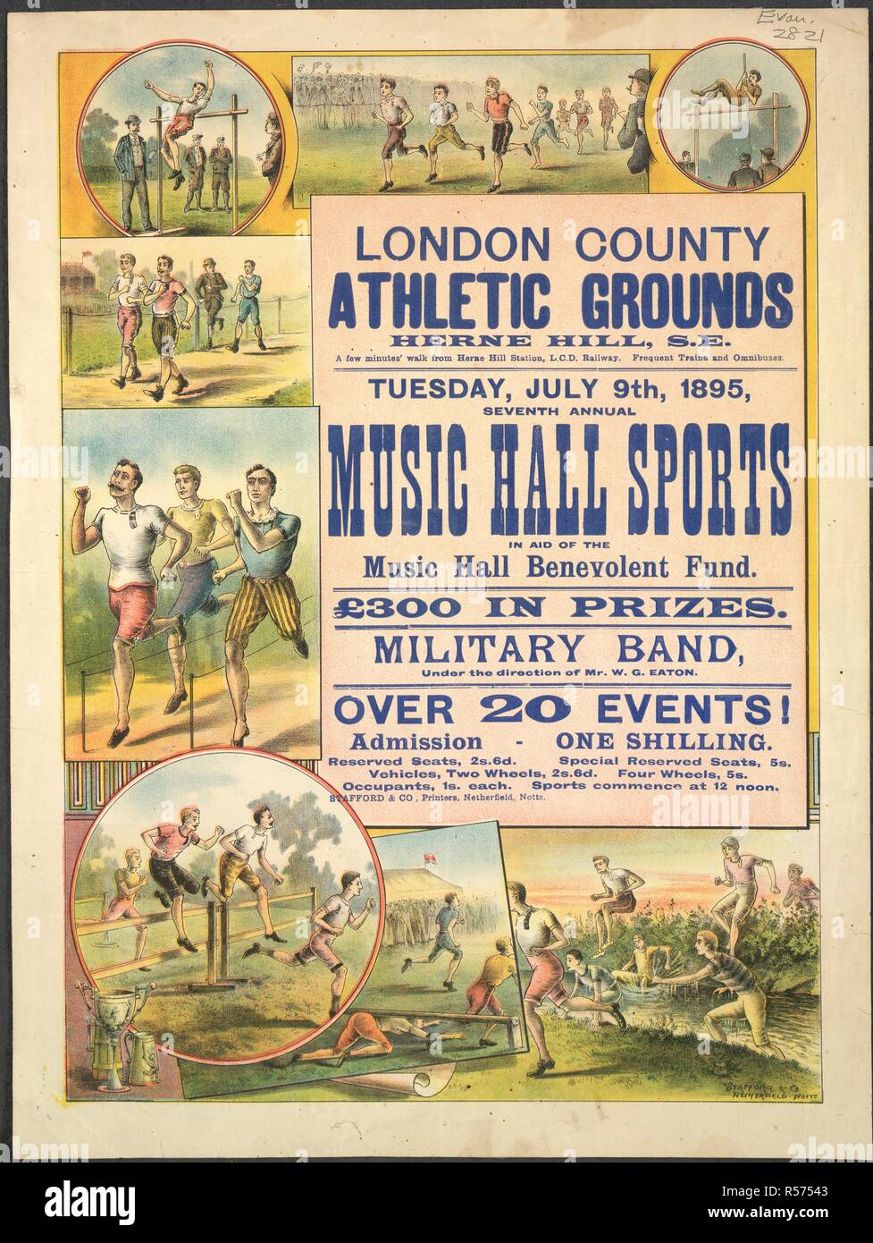 Victorian music hall poster hi-res stock photography and images - Alamy