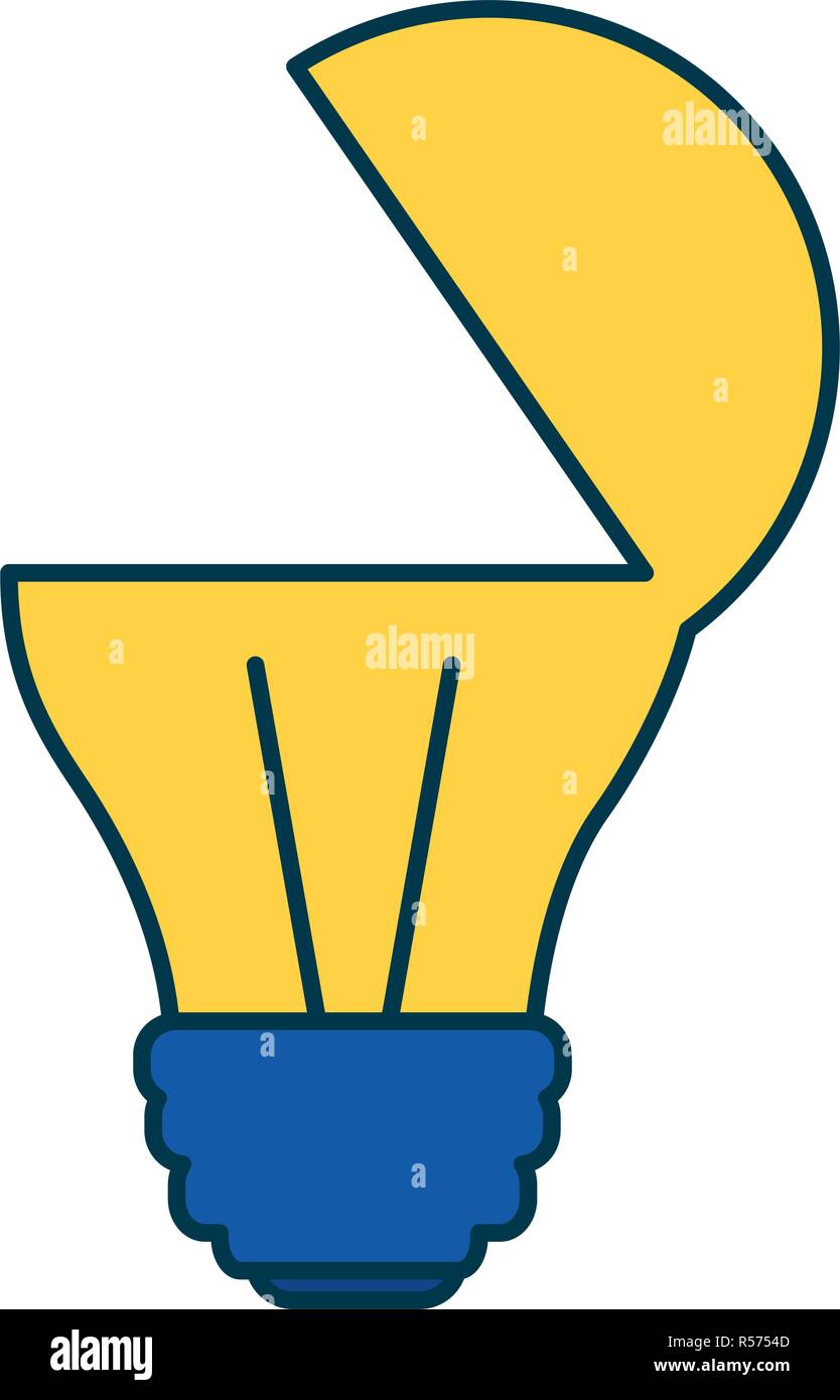 education school bulb idea creativity vector illustration Stock Vector ...