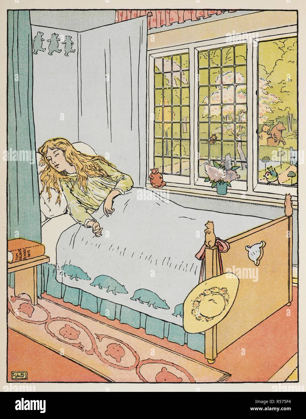Goldilocks and the three bears book hi-res stock photography and images ...