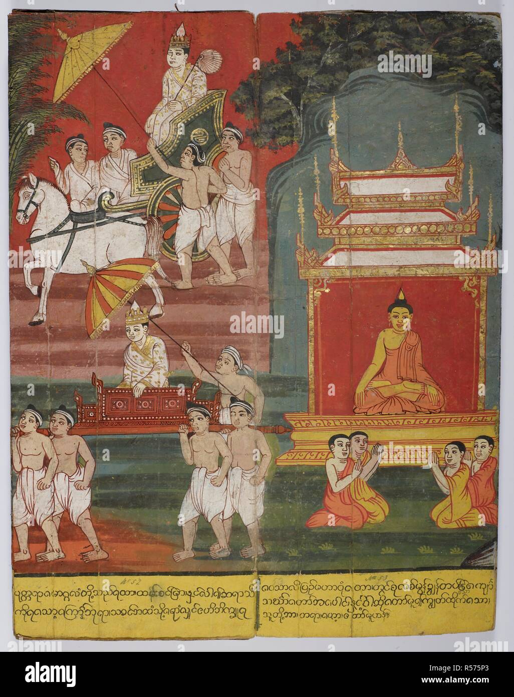 Buddha preaching hi-res stock photography and images - Alamy